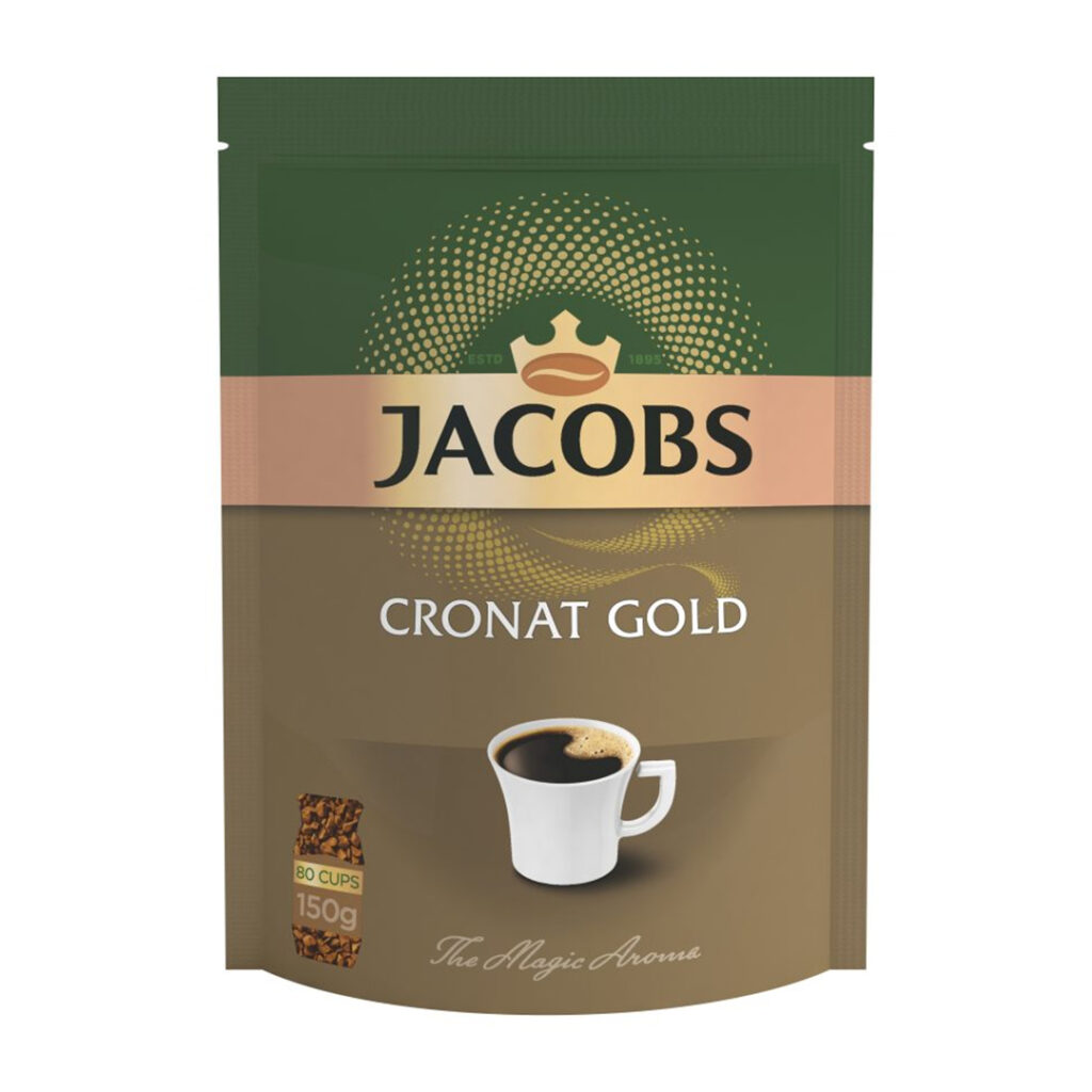 Jacobs Cronat Gold pikakahvi 150g täyttöpussi - Valkoinen Risti - Vita ...